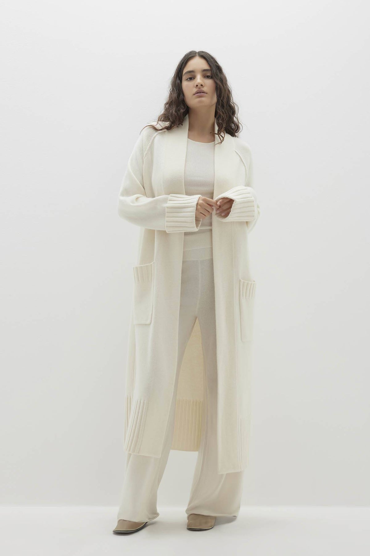 Women's Tilyn Longline Cashmere Cardigan – NAKEDCASHMERE