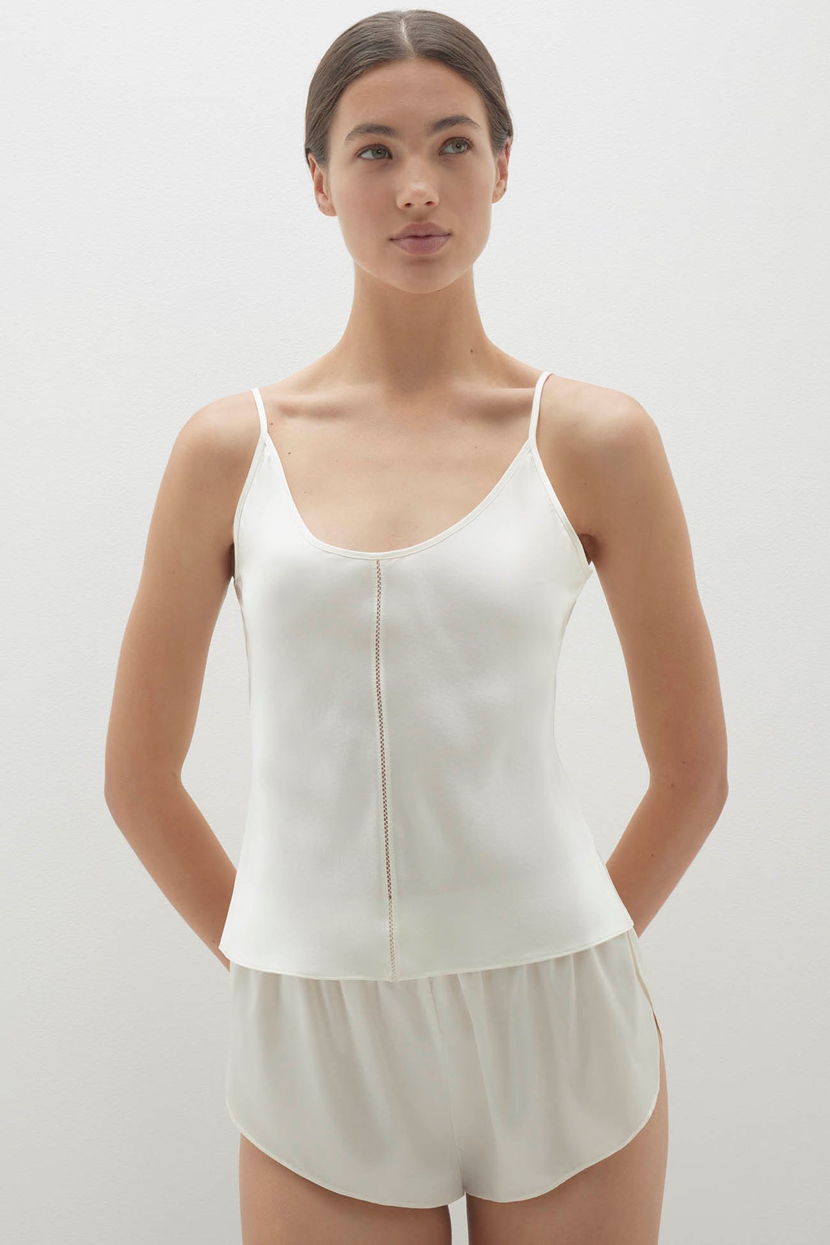 Women's Jolene Silk Short Pajama Set – NAKEDCASHMERE