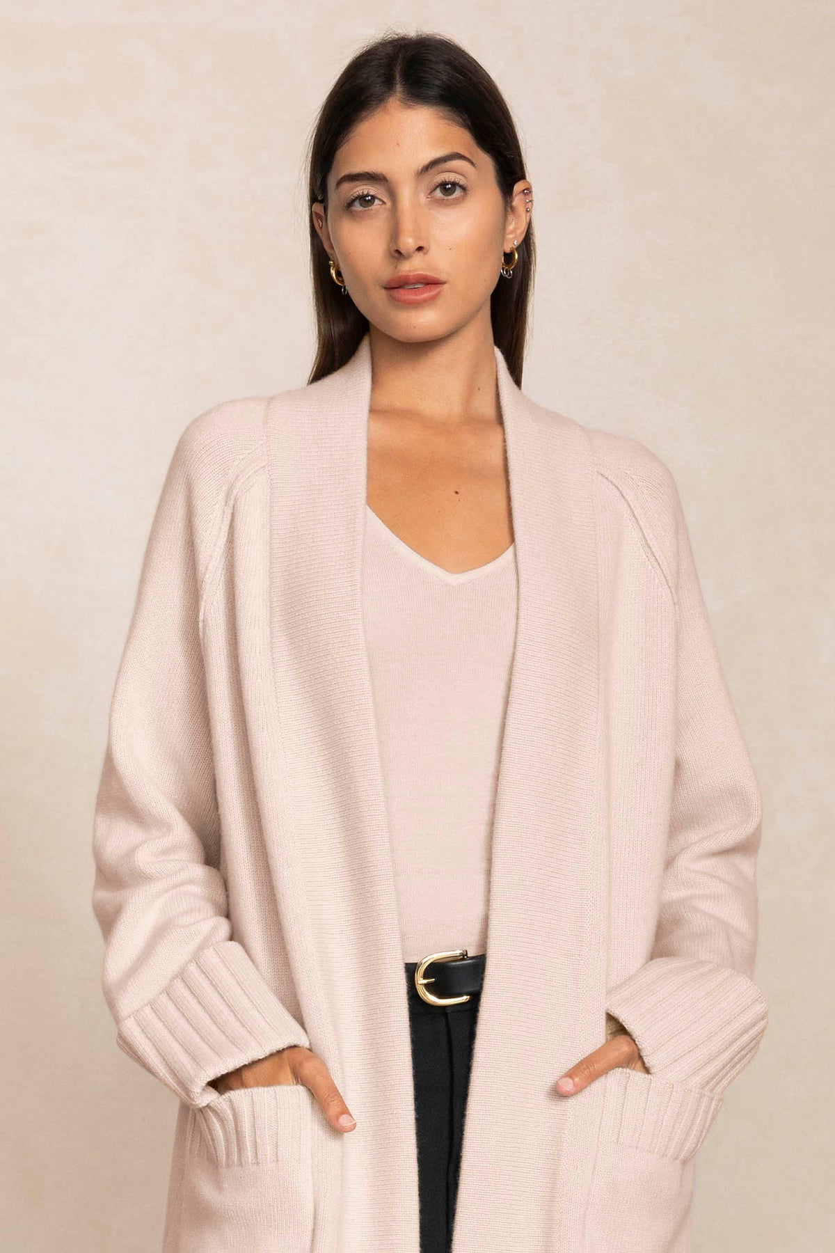 Women's Tilyn Longline Cashmere Cardigan – NAKEDCASHMERE