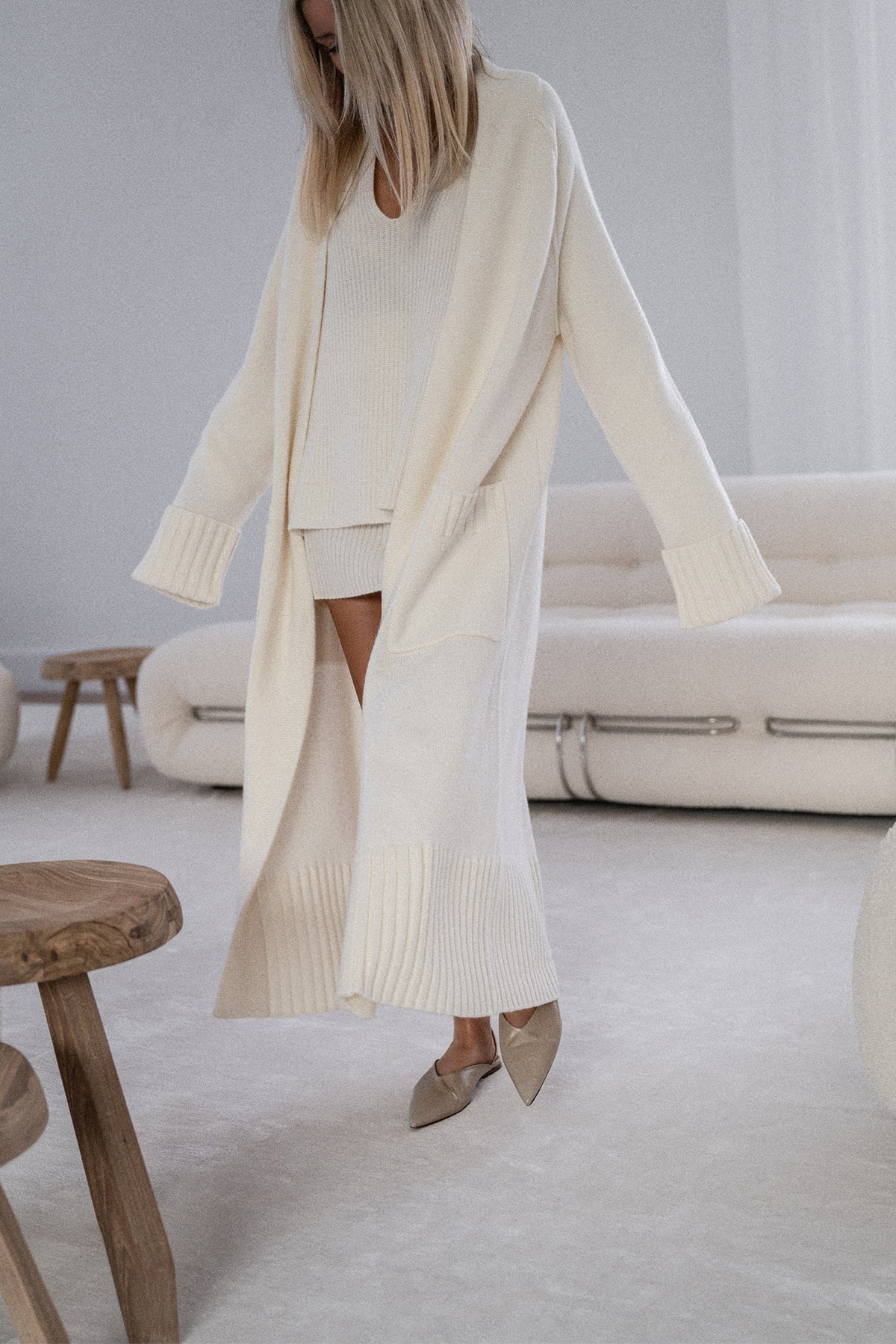 Women's Tilyn Longline Cashmere Cardigan – NAKEDCASHMERE