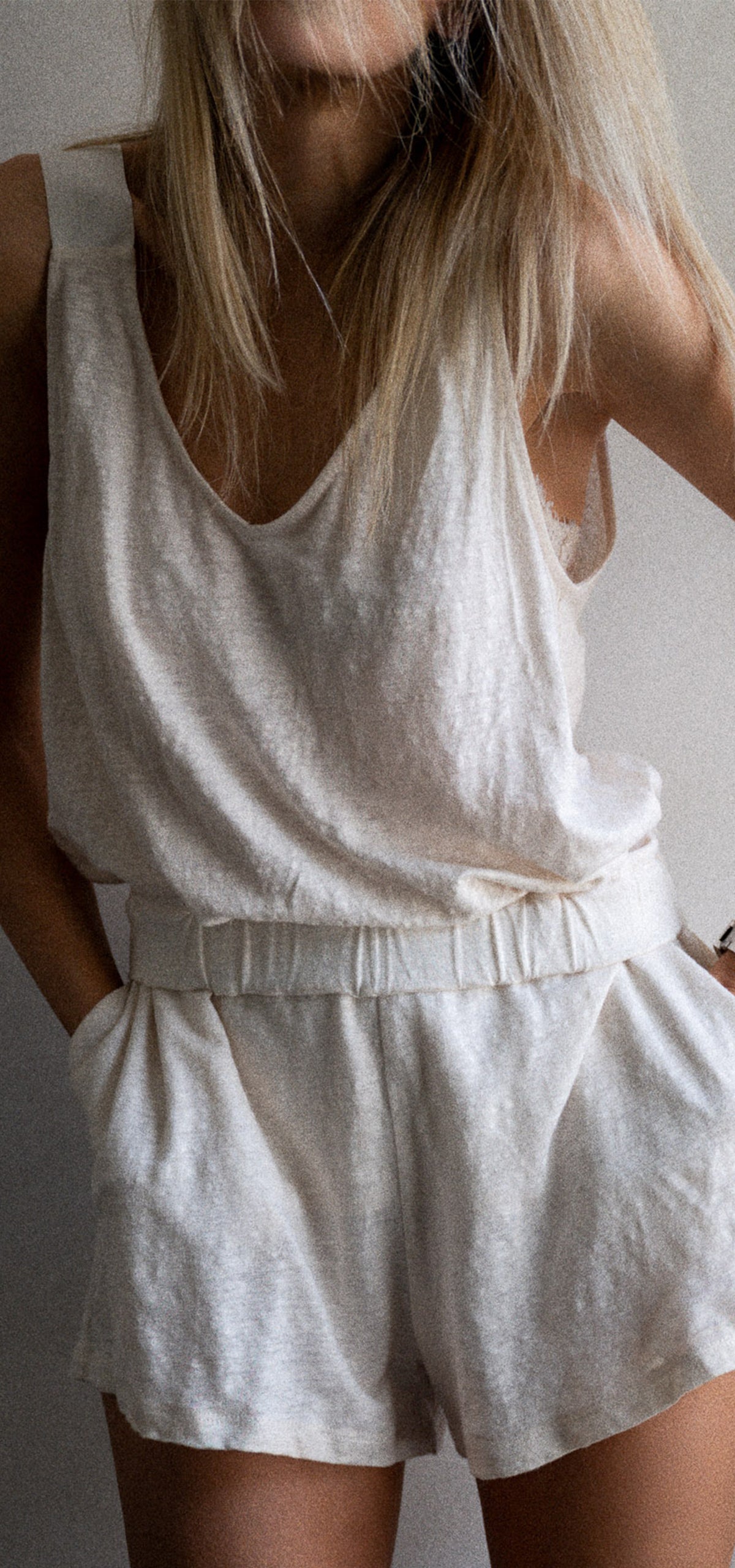 Women's Clarissa High-Waisted Cotton Cashmere Shorts – NAKEDCASHMERE